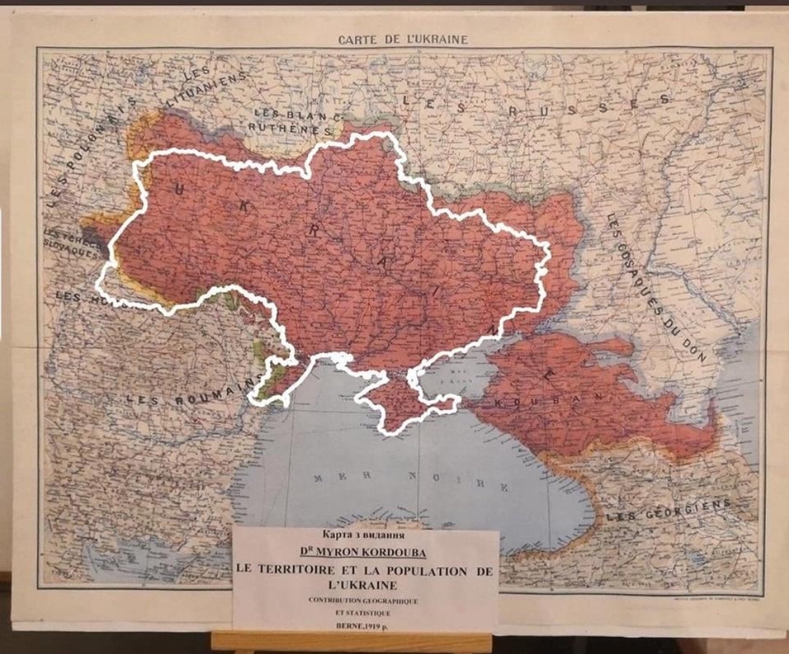 3/29/2024 – Map From 1919: “The Territory And The Population Of Ukraine ...