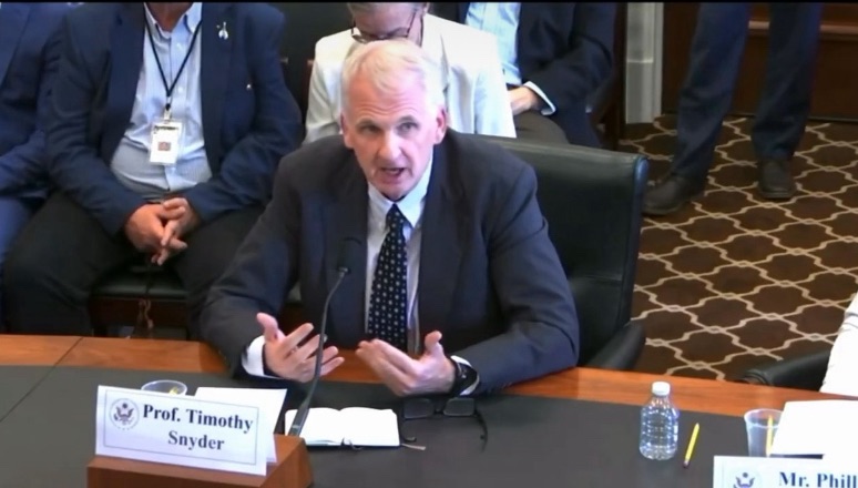 9/20/2024 — Dr. Timothy Snyder: Falling into Russian “Imperial Thinking ...