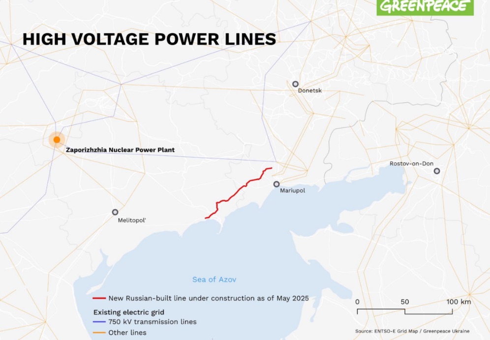5/29/2025 — Russia builds power lines to restart and connect seized ...